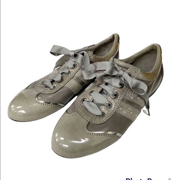 Maripe | Shoes | Maripe Gray Patent Leather And Leather Mixed Mdfia ...